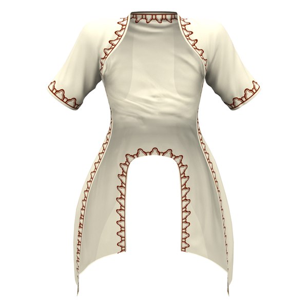 3D Japanese Anime Style Open Front Overcoat model - TurboSquid 1919709