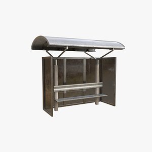 Bus Stop Enclosure 3D Models for Download | TurboSquid