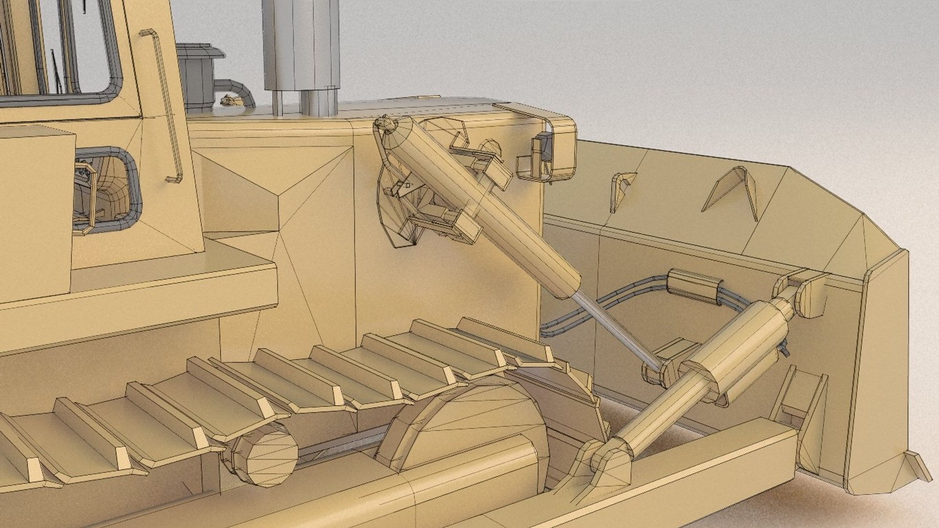 Bulldozer Td25g 1 3D Model - TurboSquid 1524068