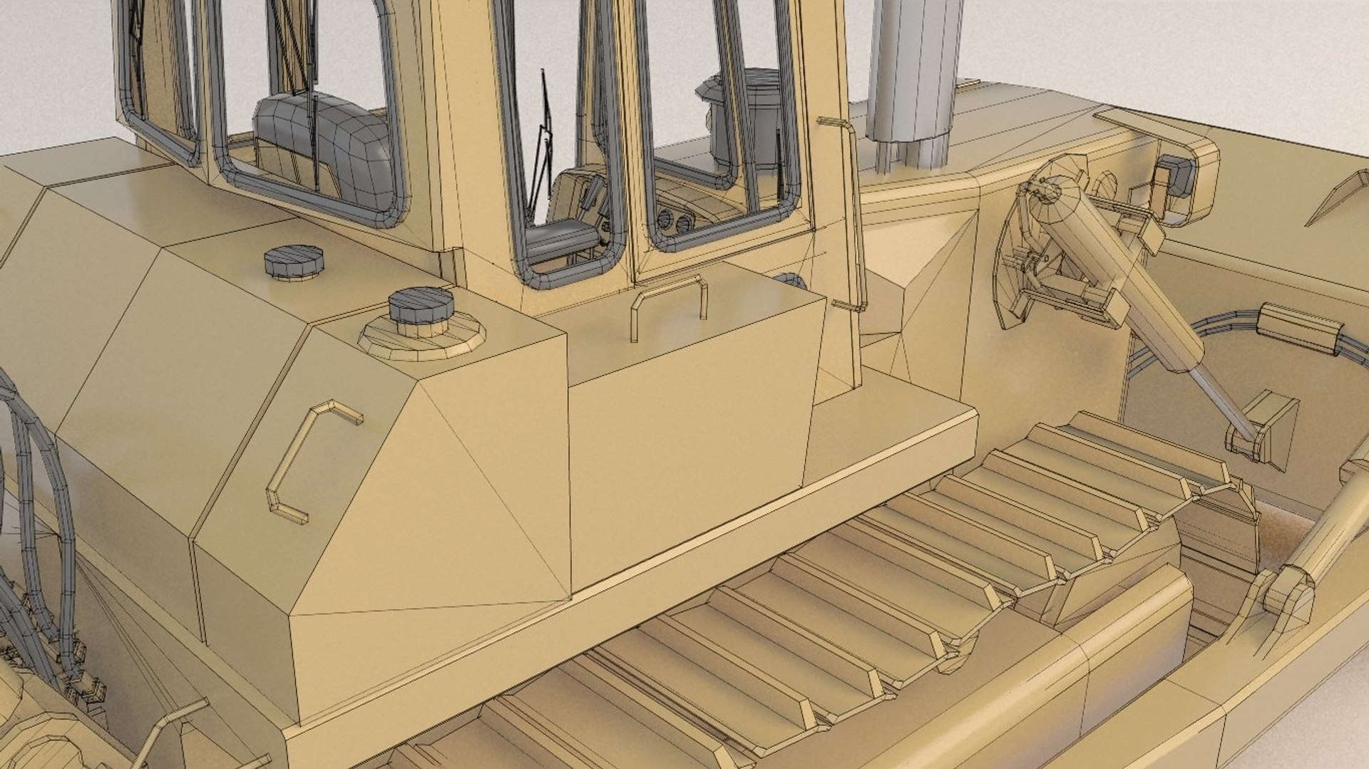 Bulldozer Td25g 1 3D Model - TurboSquid 1524068