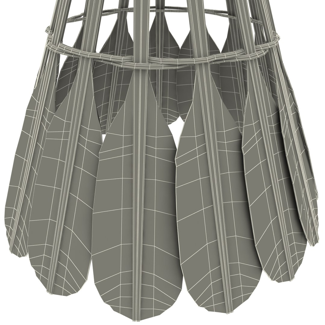 Shuttlecock Modelled 3d 3ds