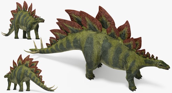 stegosaurus realistic 3ds