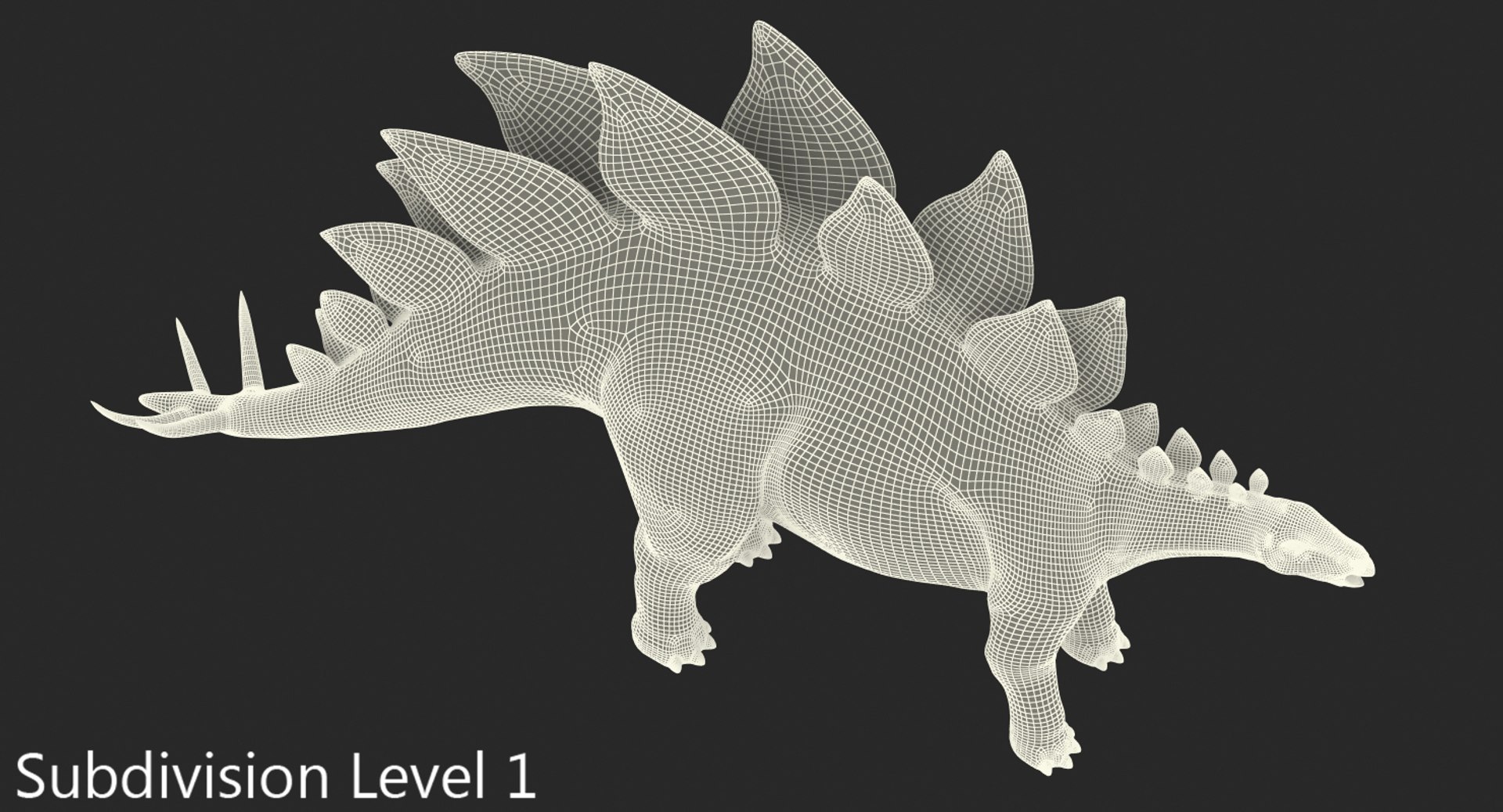 stegosaurus realistic 3ds