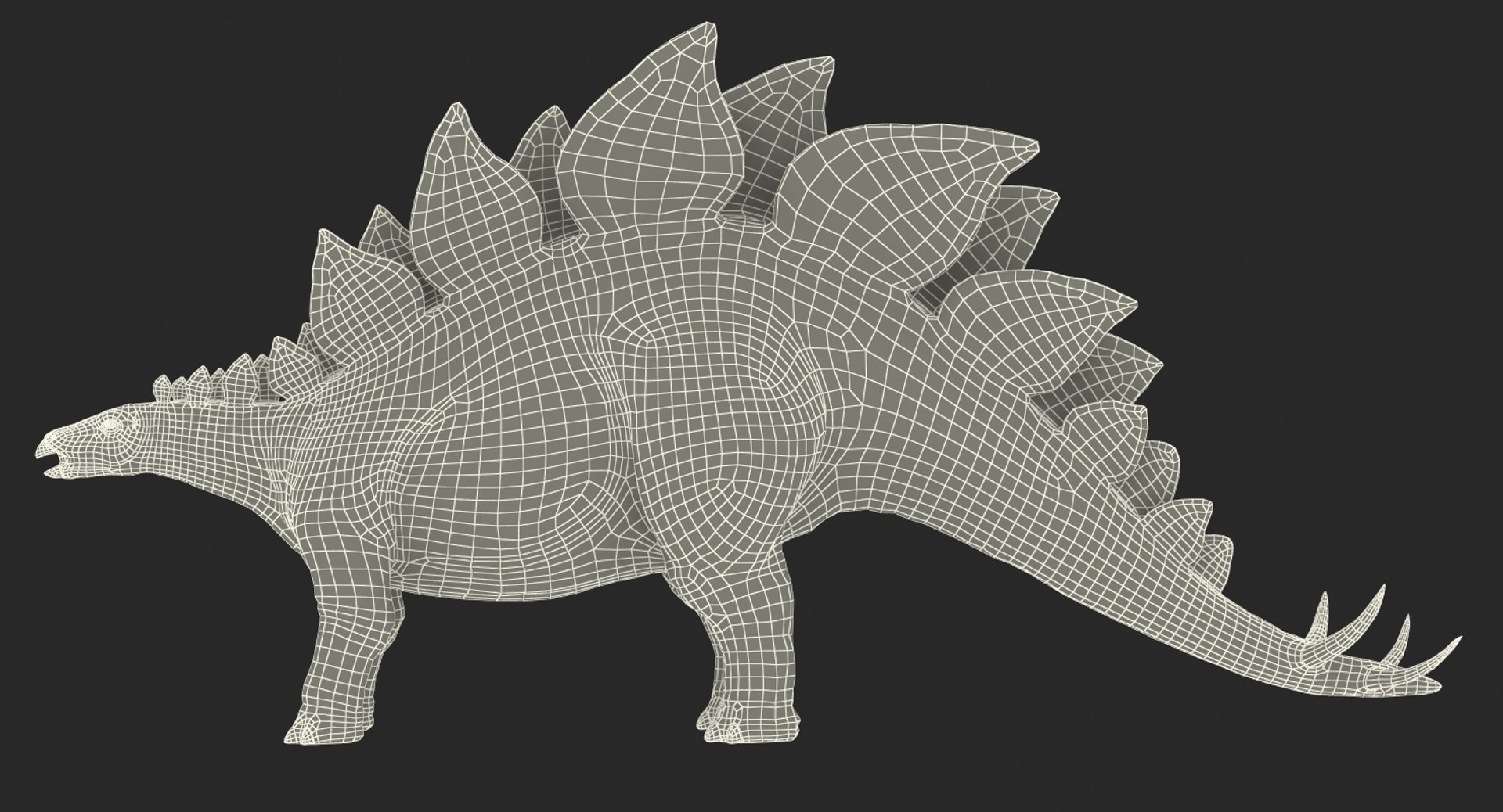 stegosaurus realistic 3ds