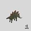 stegosaurus realistic 3ds