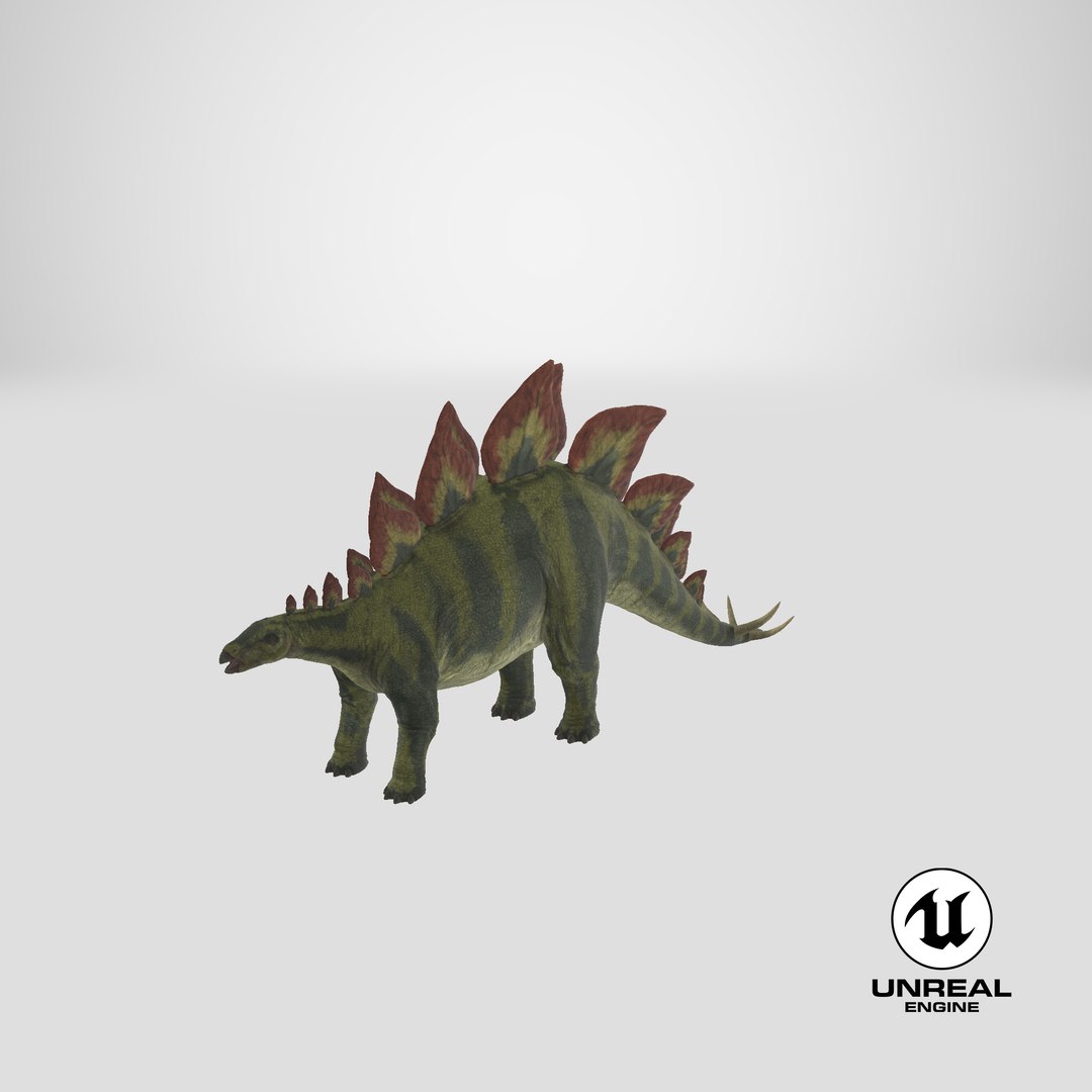 stegosaurus realistic 3ds
