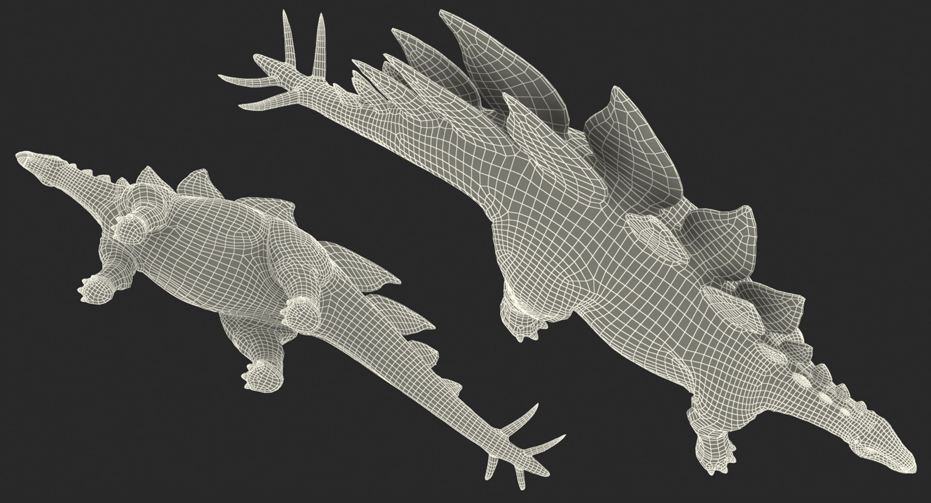 stegosaurus realistic 3ds