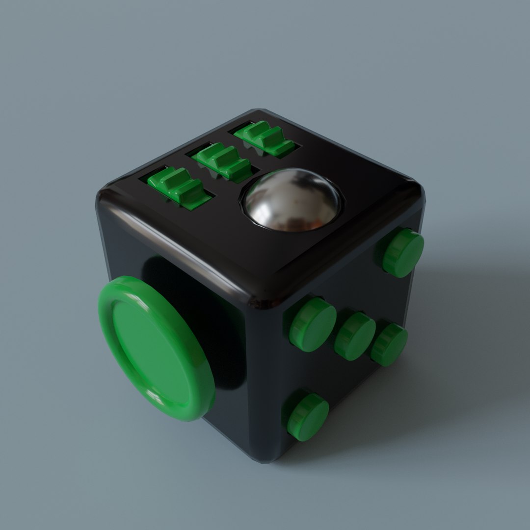Fidget Cube 3D - TurboSquid 1461939