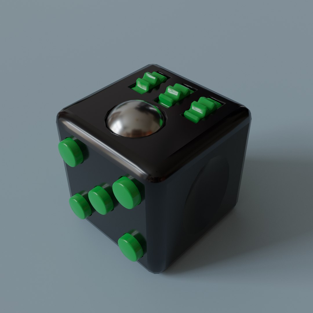 Fidget Cube 3D - TurboSquid 1461939