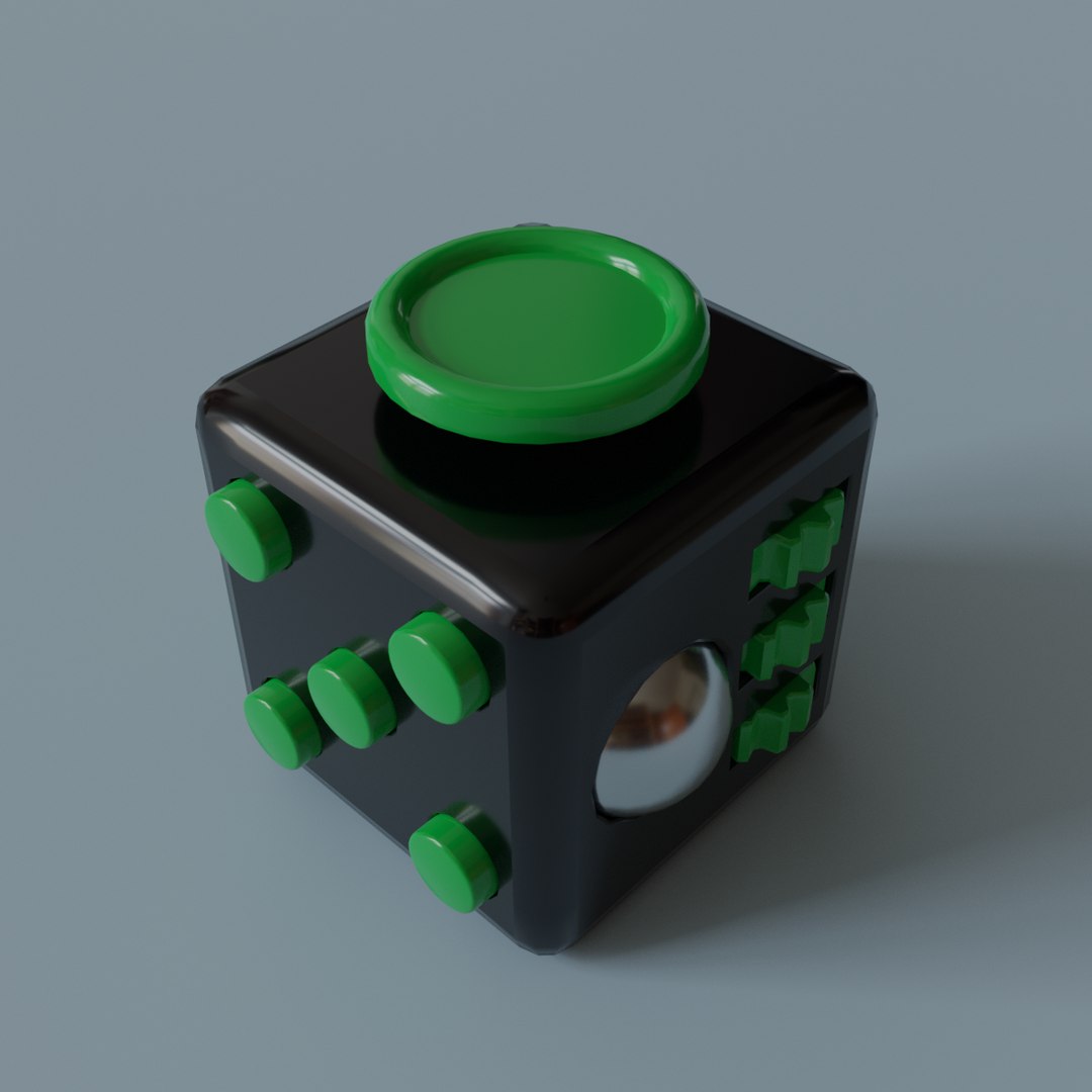 Fidget Cube 3D - TurboSquid 1461939