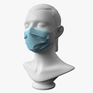 Surgical mask 3D model - TurboSquid 1625101