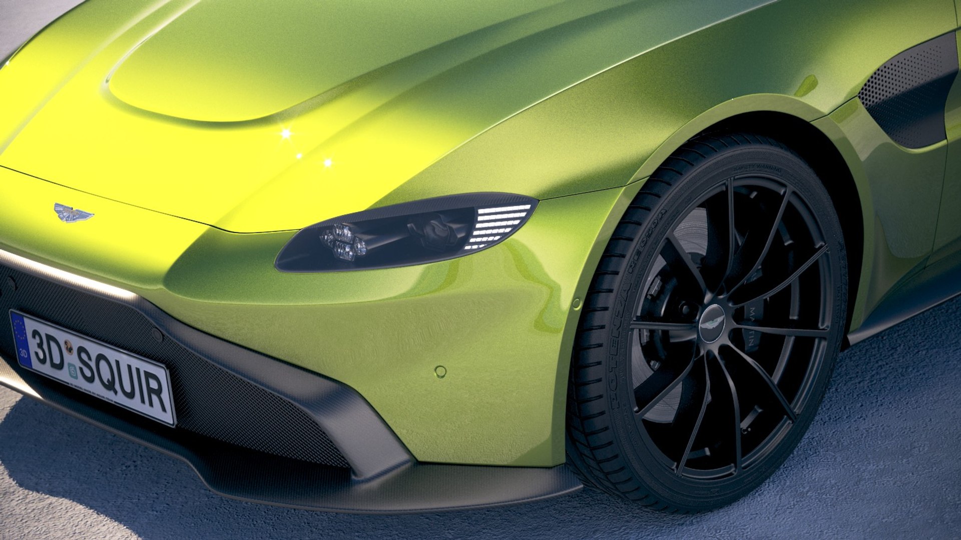 3D aston martin vantage model - TurboSquid 1230797