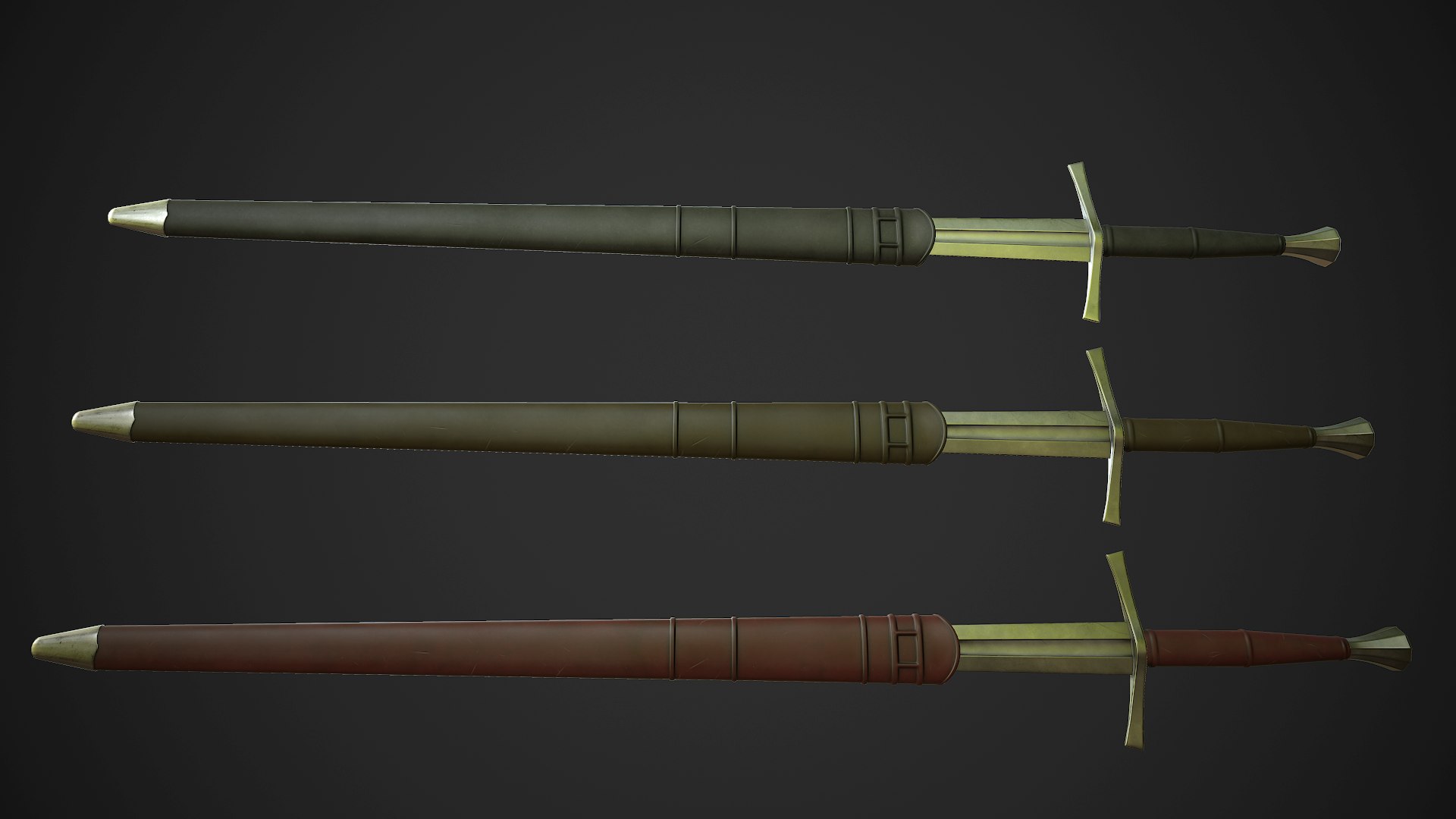 Medieval Hand Half Sword 3d 3ds