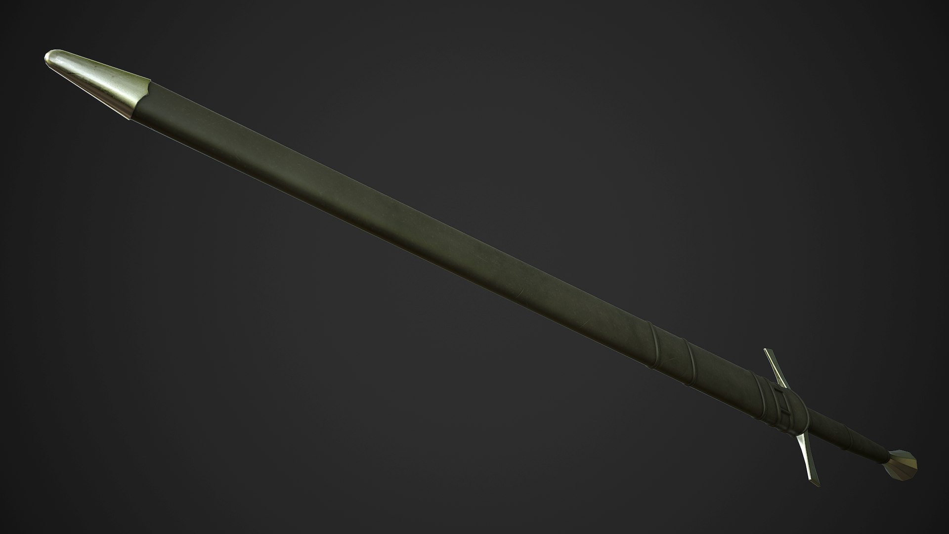 Medieval Hand Half Sword 3d 3ds