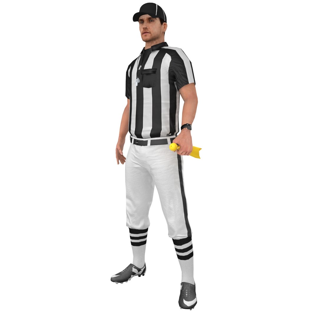 3D Rigged Football Referee - TurboSquid 1301202