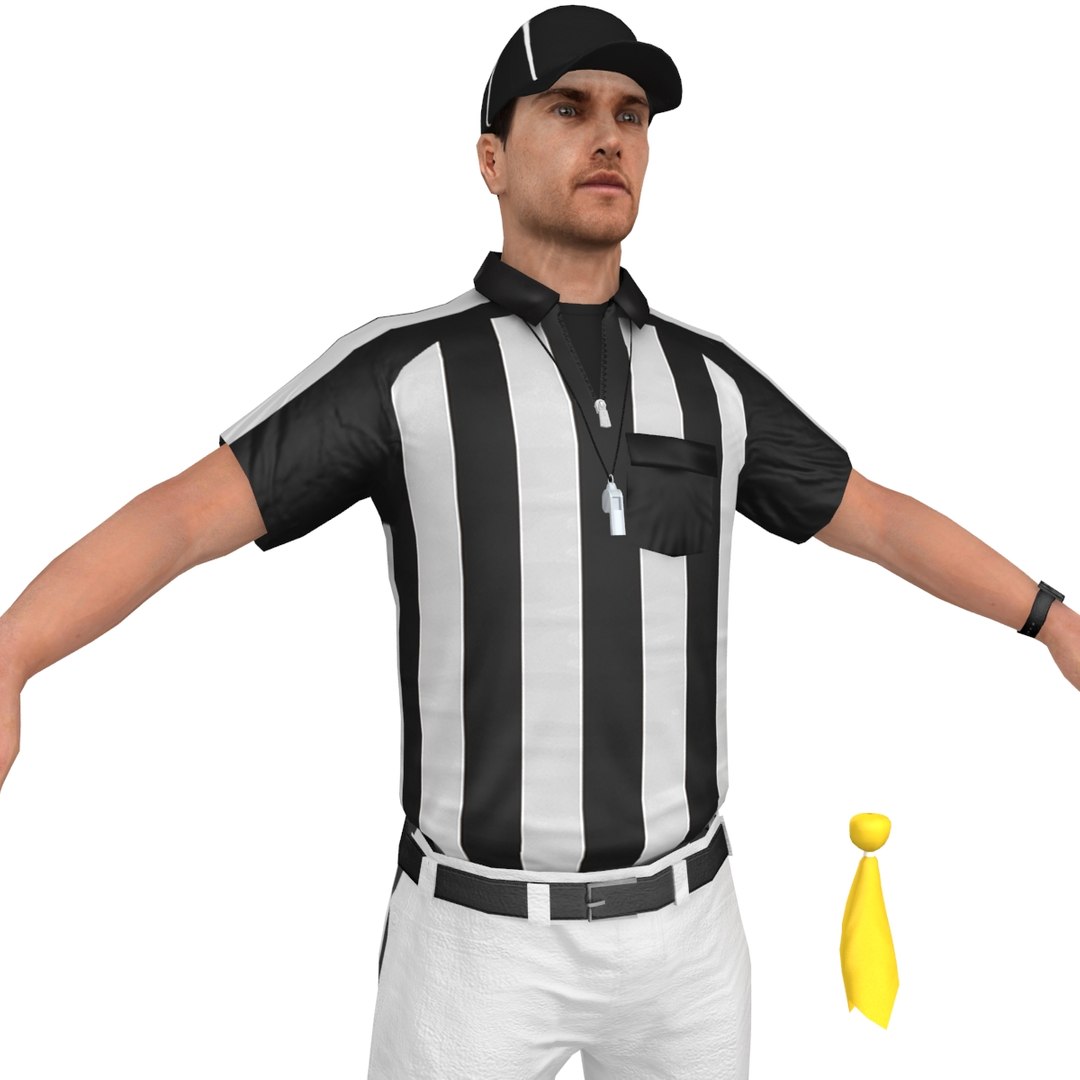 3D Rigged Football Referee - TurboSquid 1301202