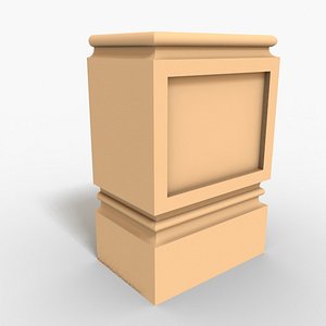 3D Plinth Models | TurboSquid