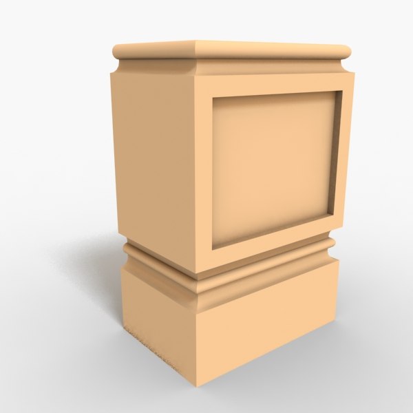 3D Plinth Models | TurboSquid