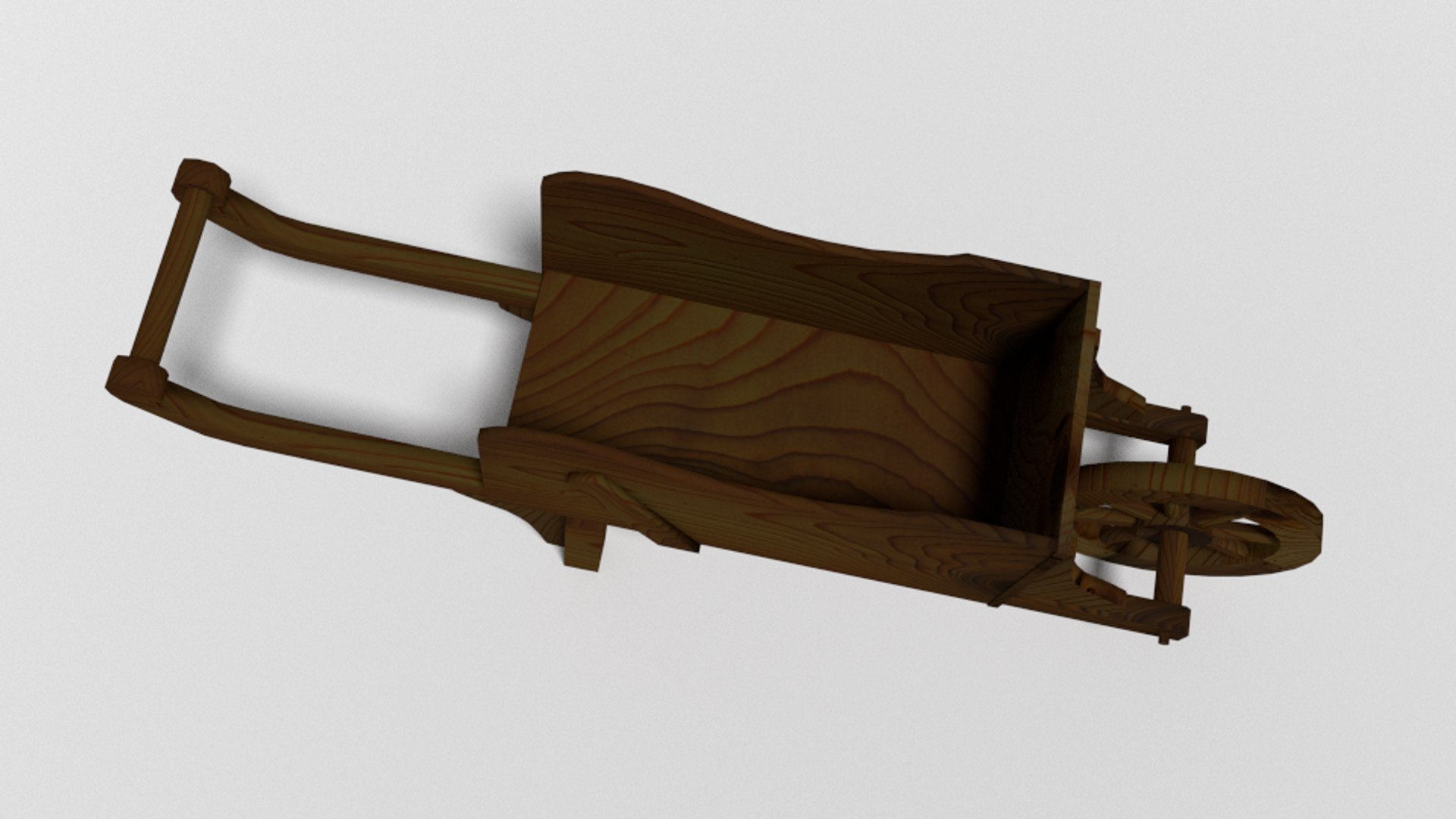Wheel Barrel 3d Obj