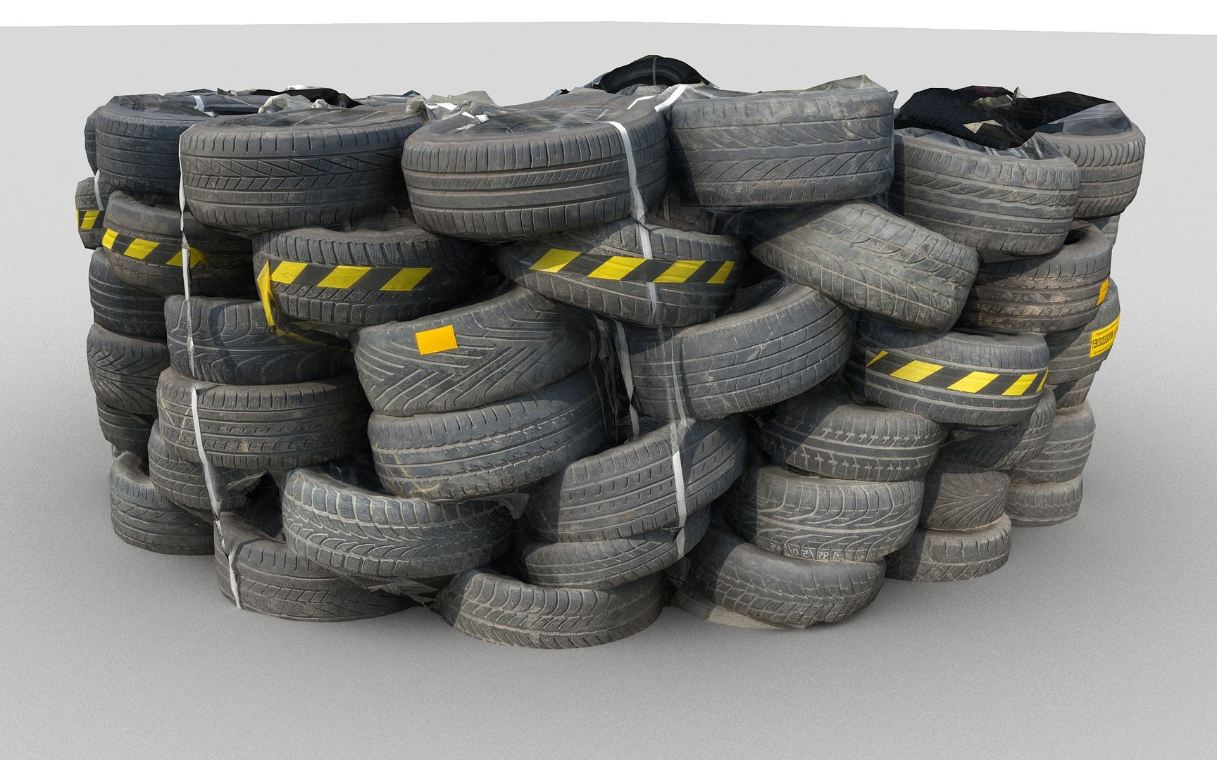 3D Tire Barrier Scan - TurboSquid 1352697