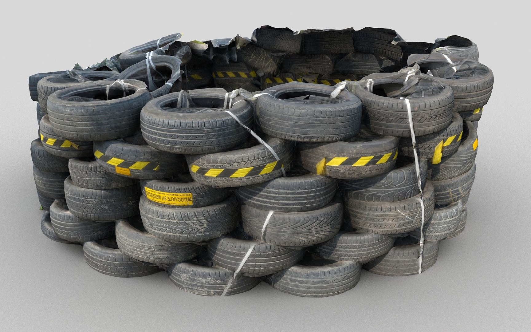 3D Tire Barrier Scan - TurboSquid 1352697