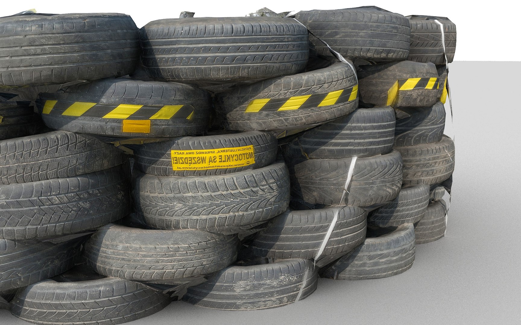 3D Tire Barrier Scan - TurboSquid 1352697