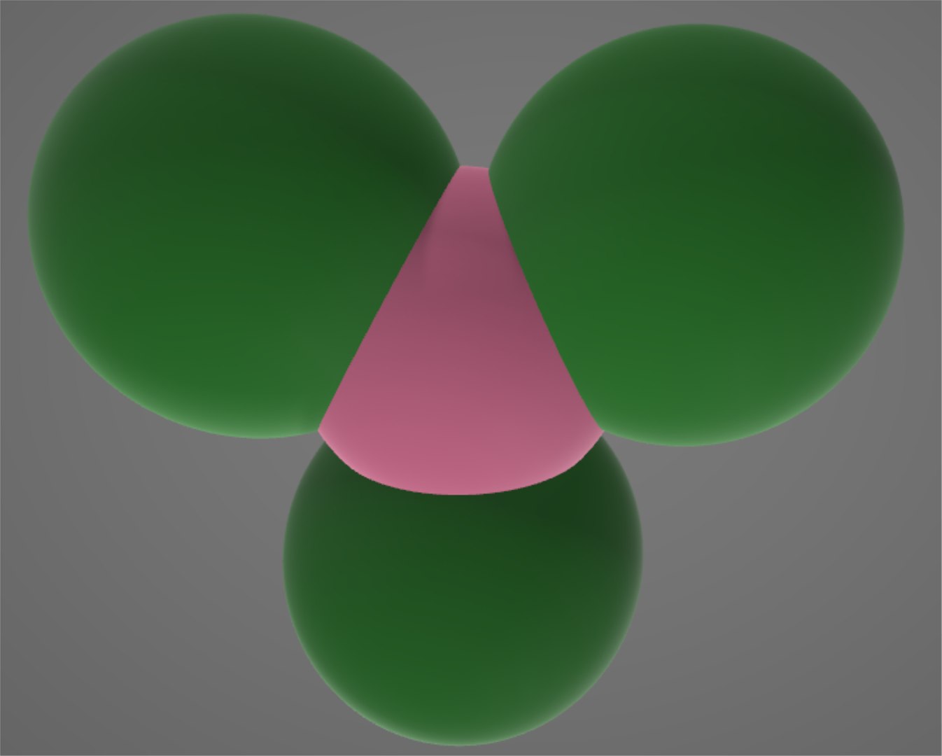 3d Molecule Boron Trichloride Bcl3 Turbosquid 1398817