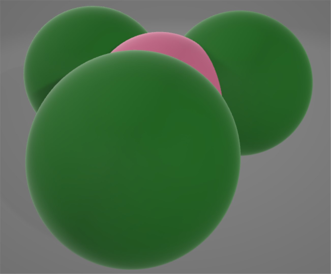 3D Molecule Boron Trichloride Bcl3 - TurboSquid 1398817
