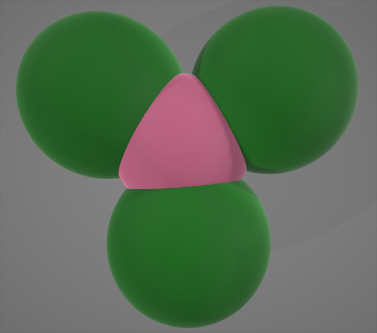 3D Molecule Boron Trichloride Bcl3 - TurboSquid 1398817