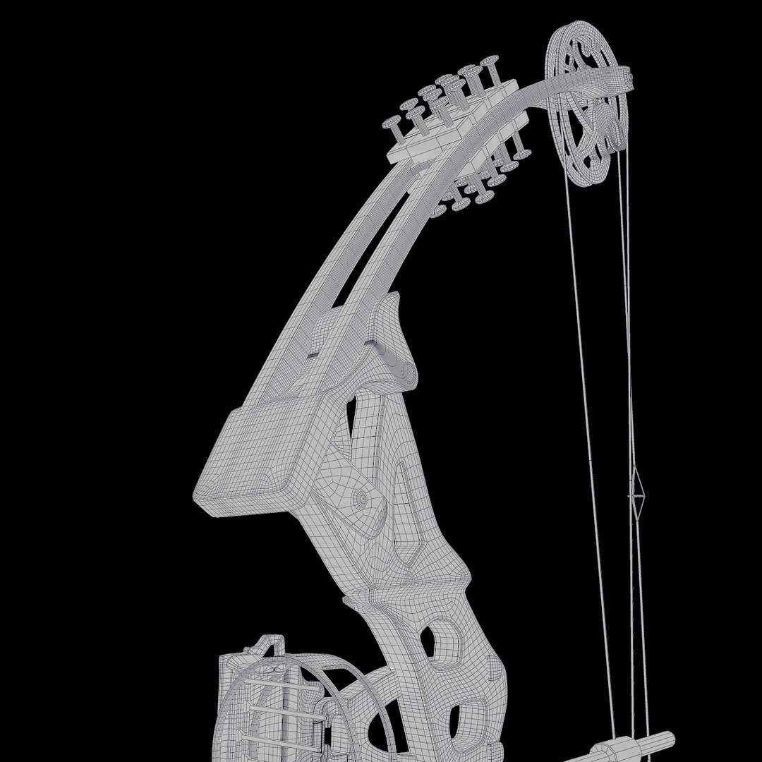 3d Model Modern Bow Compound