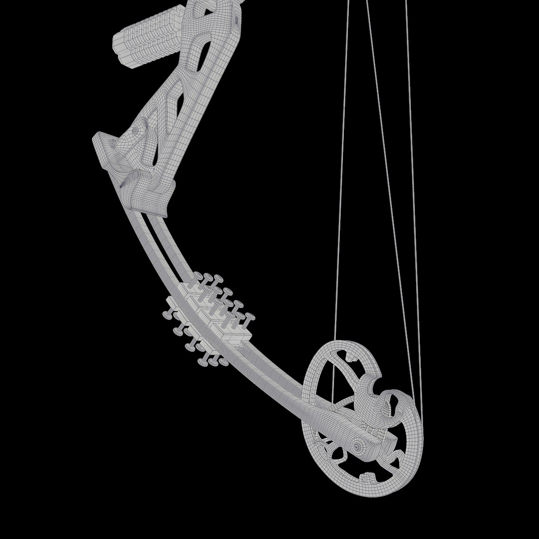 3d Model Modern Bow Compound
