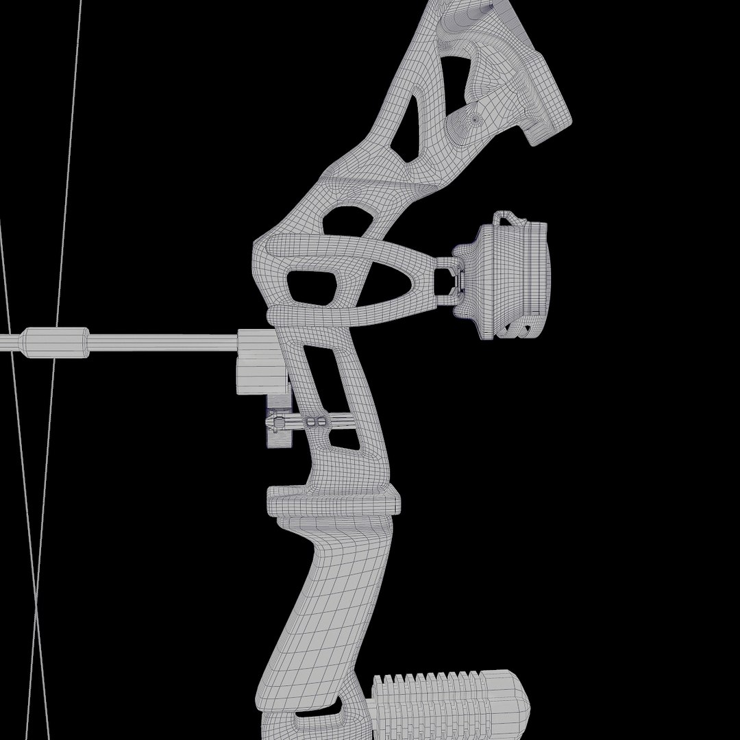 3d Model Modern Bow Compound