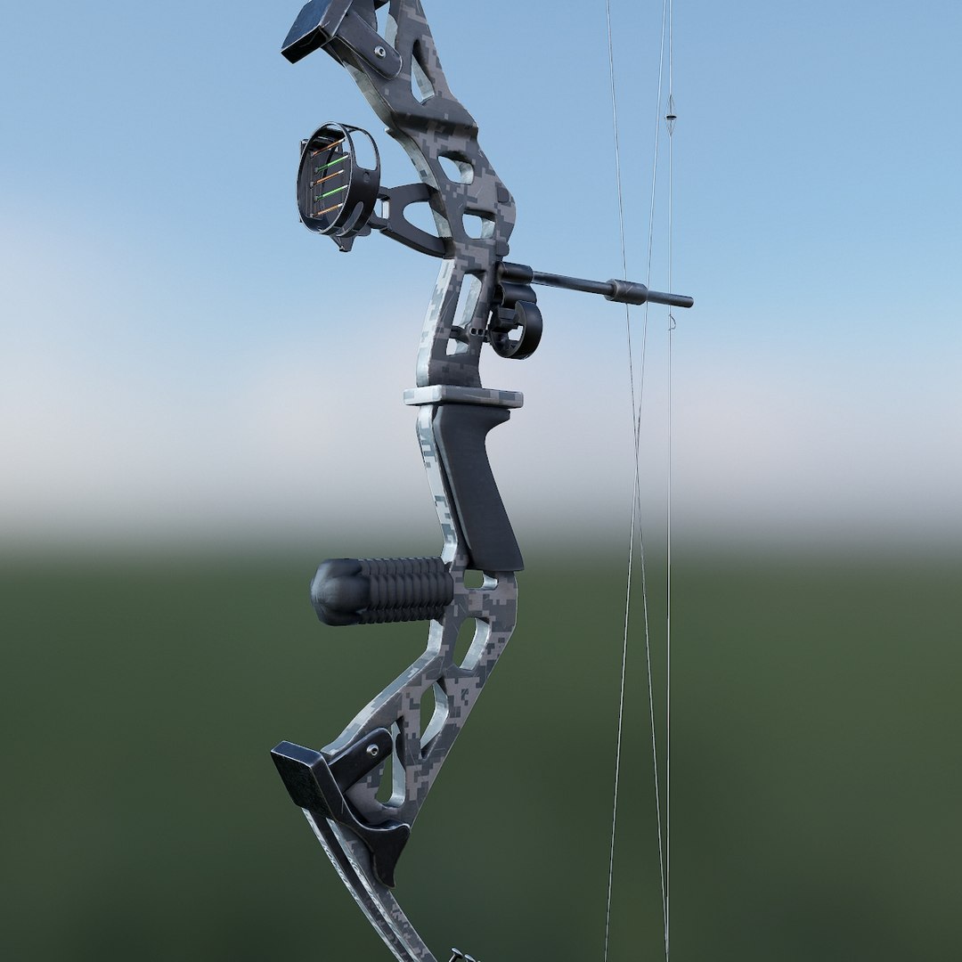 3d Model Modern Bow Compound