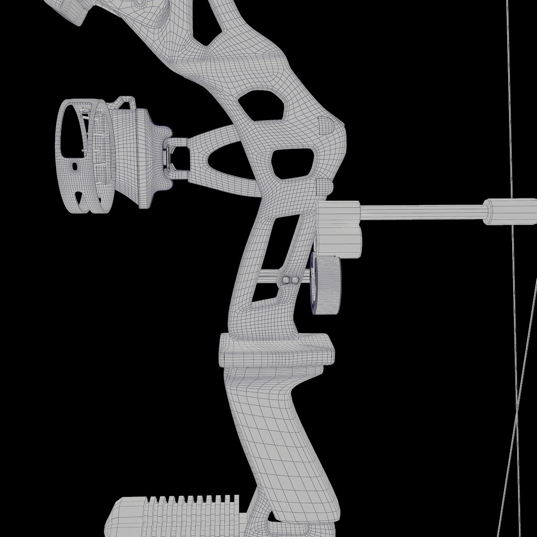 3d Model Modern Bow Compound