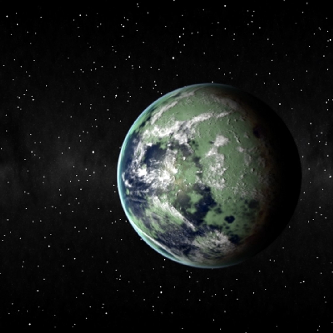 Moon Terraformed 3d Max