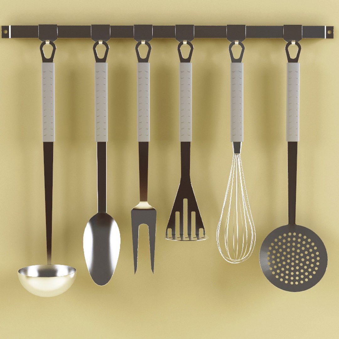 kitchen tools 3d model