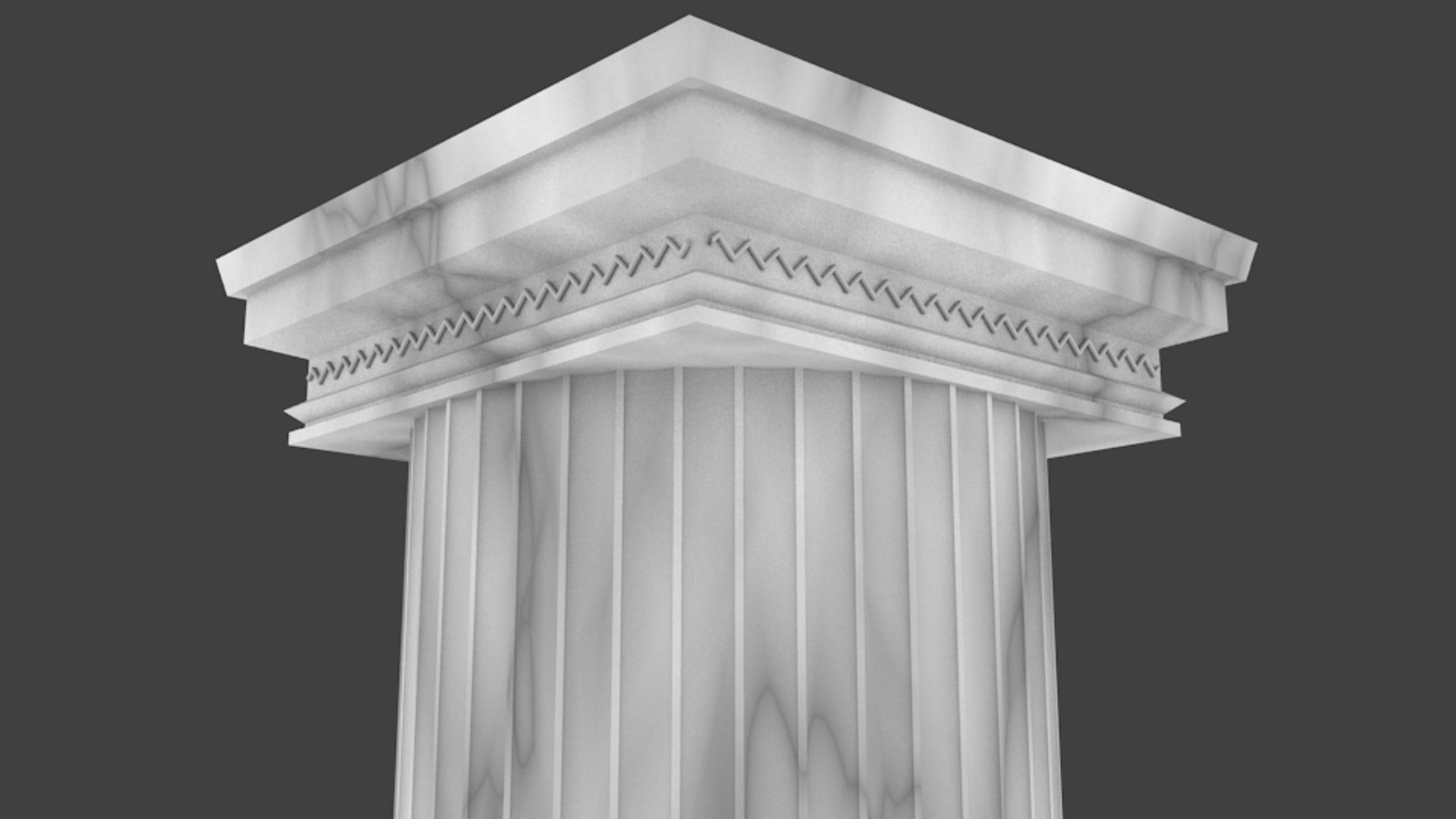 Pillar Interior Design 3d 3ds