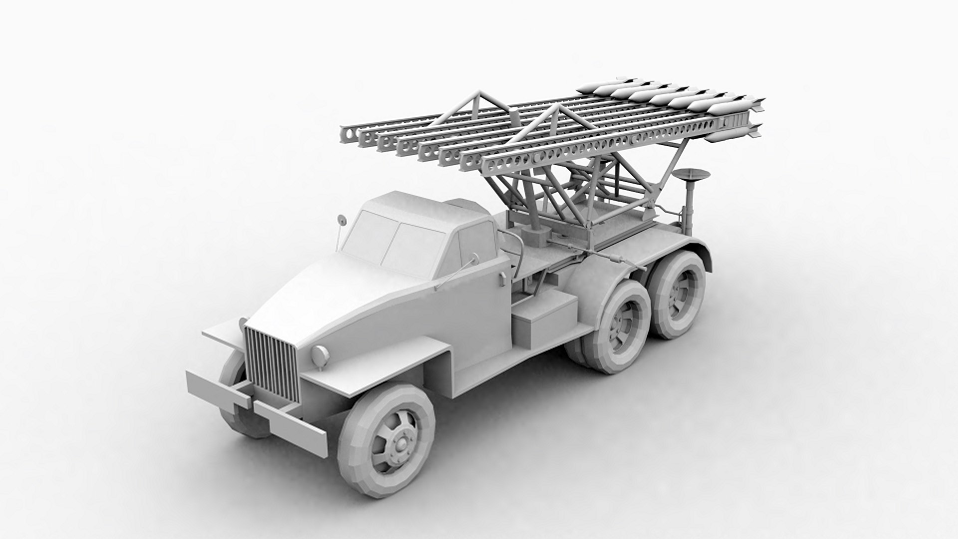 Kostikov Katyusha 3d Model