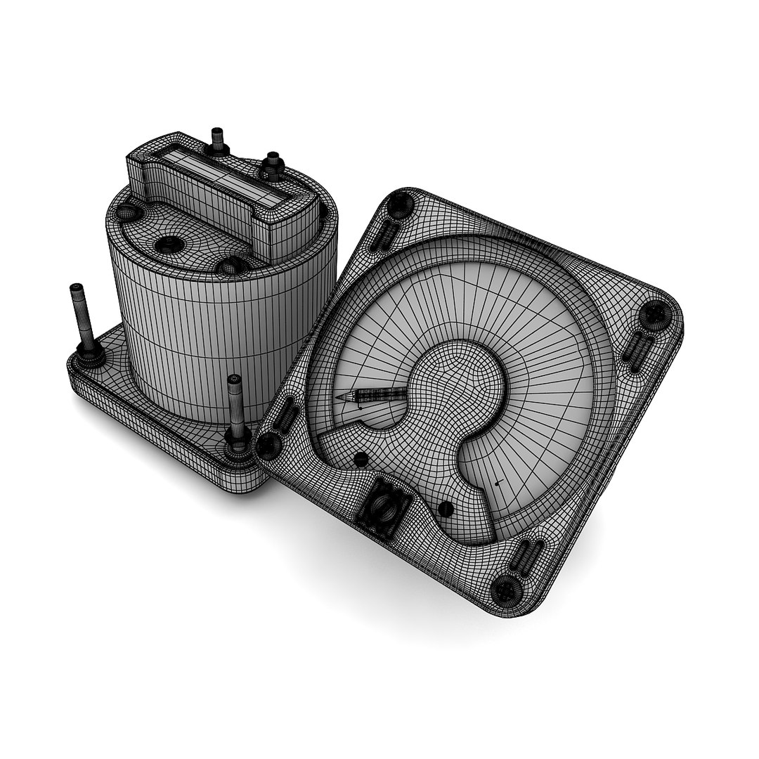 Vintage Ac Panel Ammeter 3D Model - TurboSquid 1546201