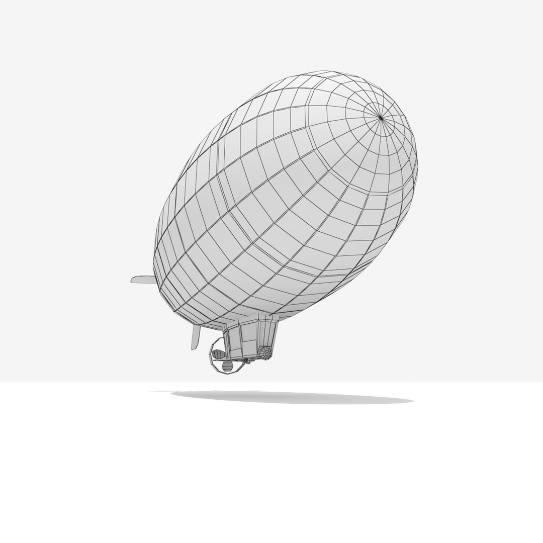 Generic Blimp Stylized Model - TurboSquid 1307125