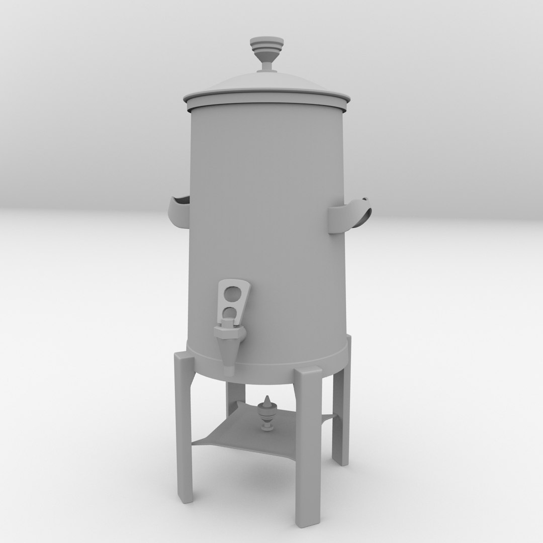 Beverage Server 3d 3ds