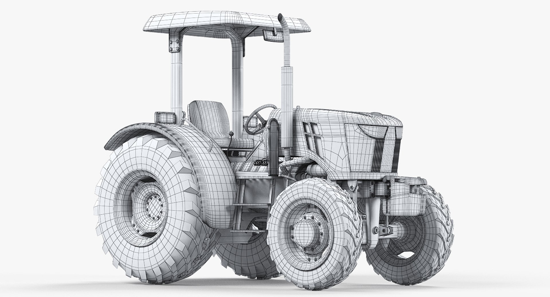 3D model utility compact tractor - TurboSquid 1334568