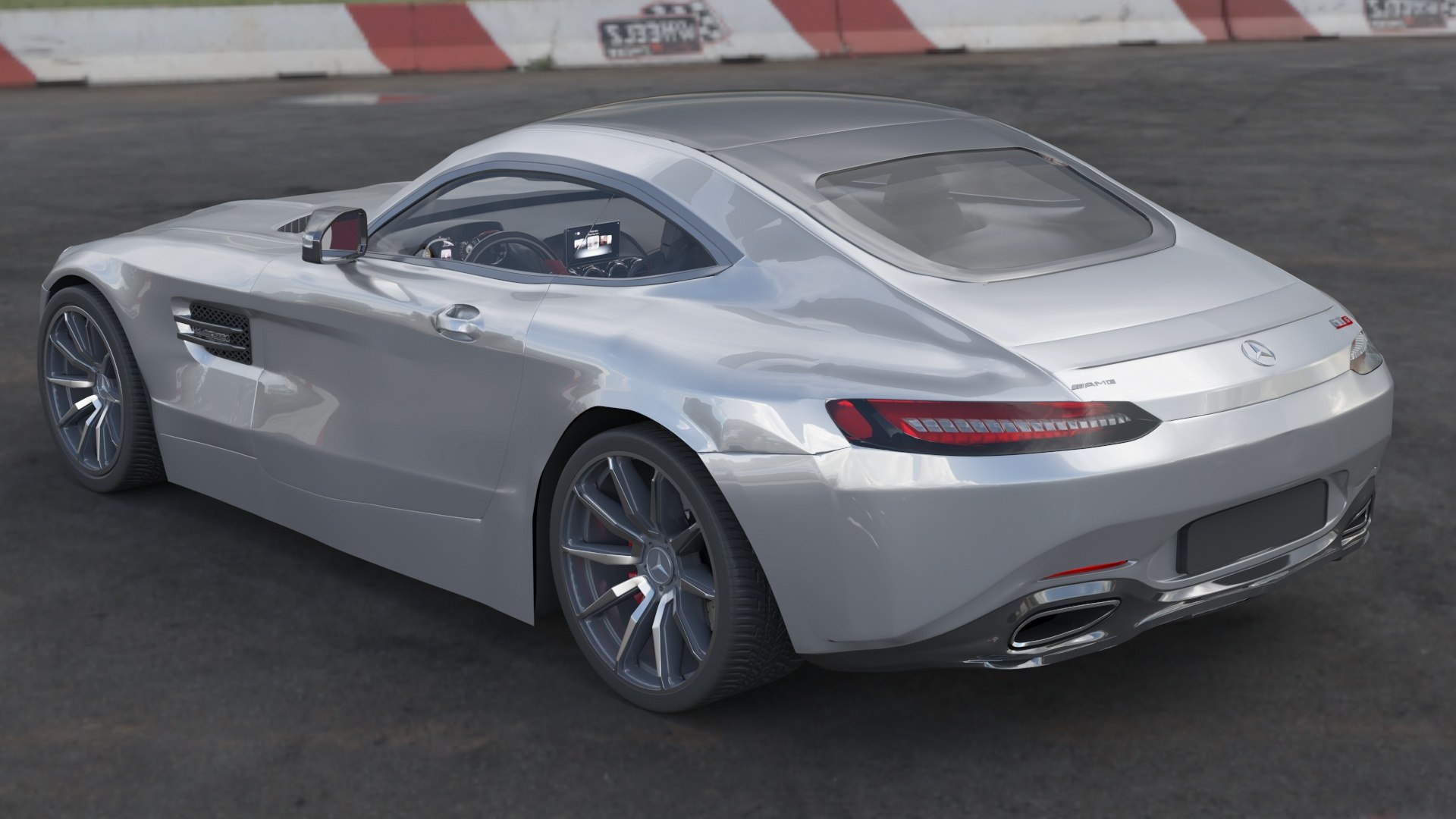 3D Mercedes AMG GTS-max Model - TurboSquid 2234202