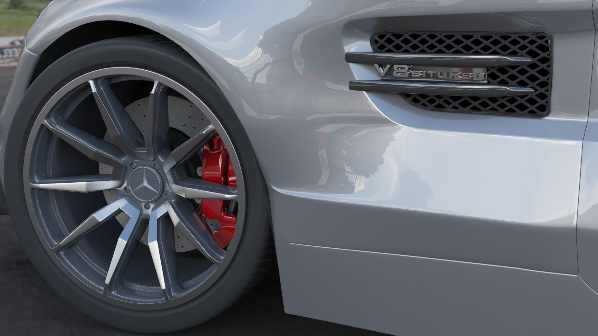 3D Mercedes AMG GTS-max Model - TurboSquid 2234202