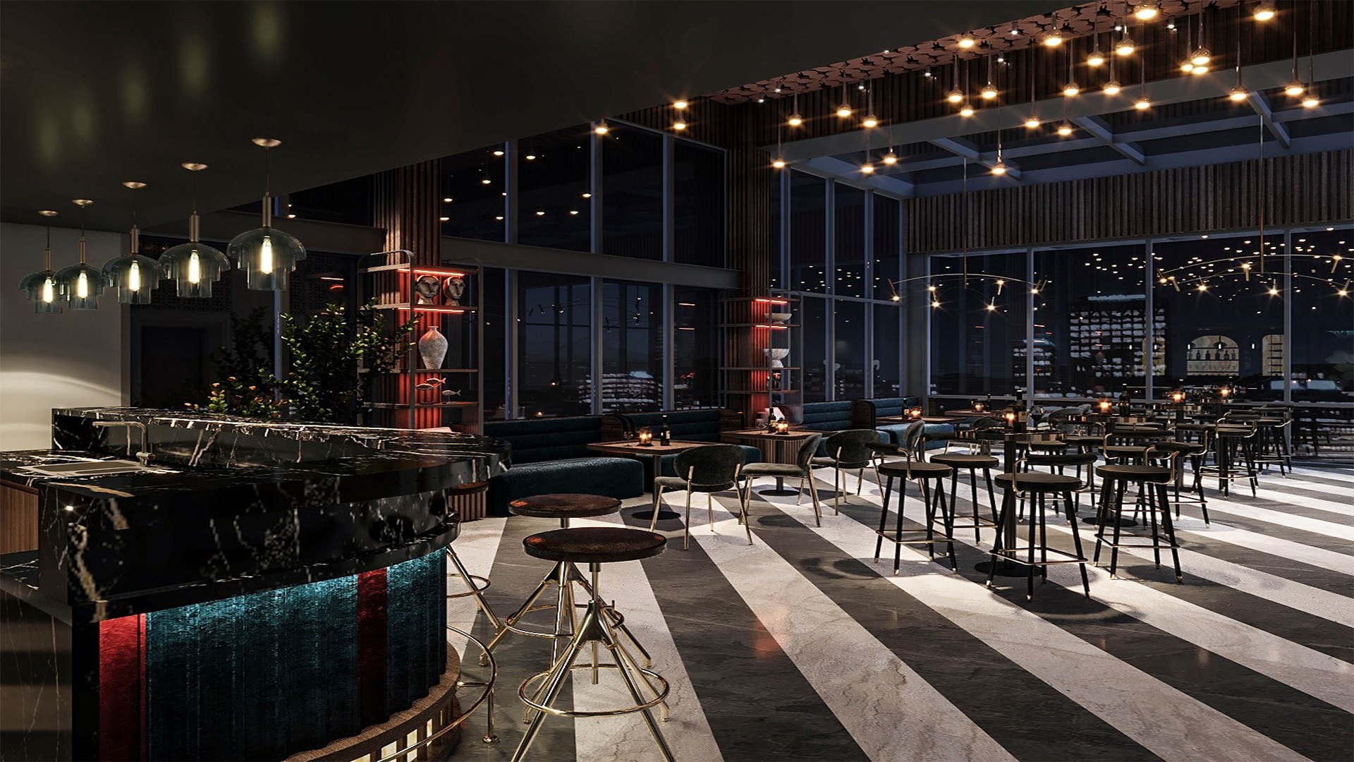 3D Bar Coffee Shop 01 - Hanh CT - 3D Max FBX SKP OBJ Collada Simlab ...