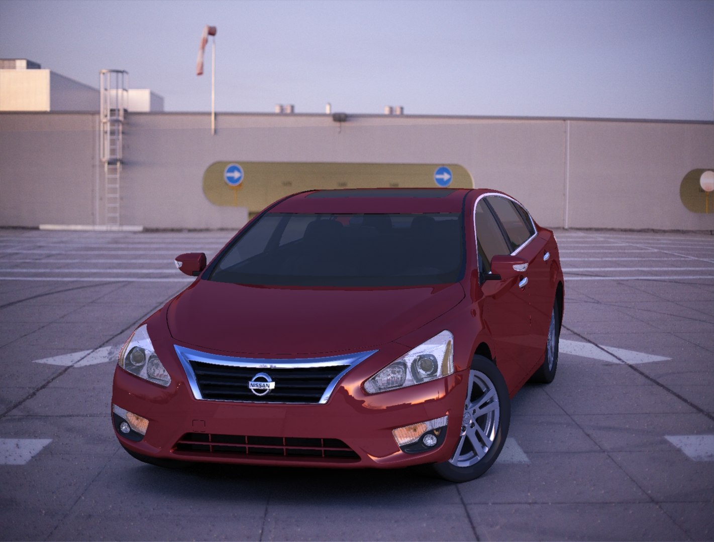 3d model nissan altima