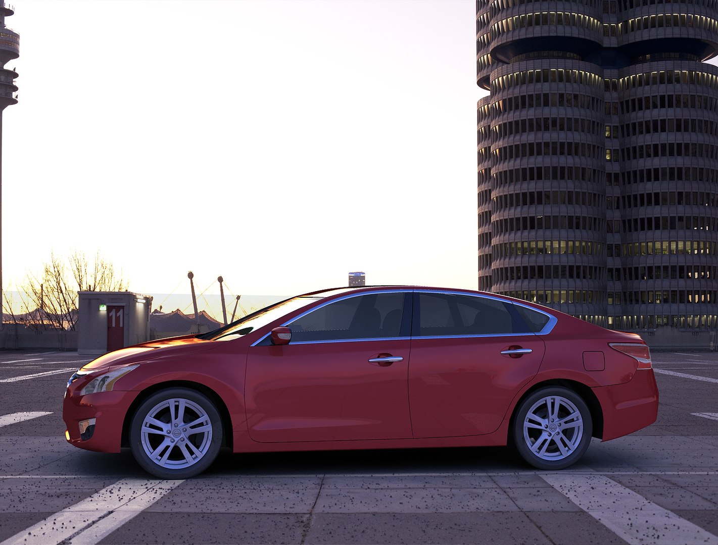 3d model nissan altima