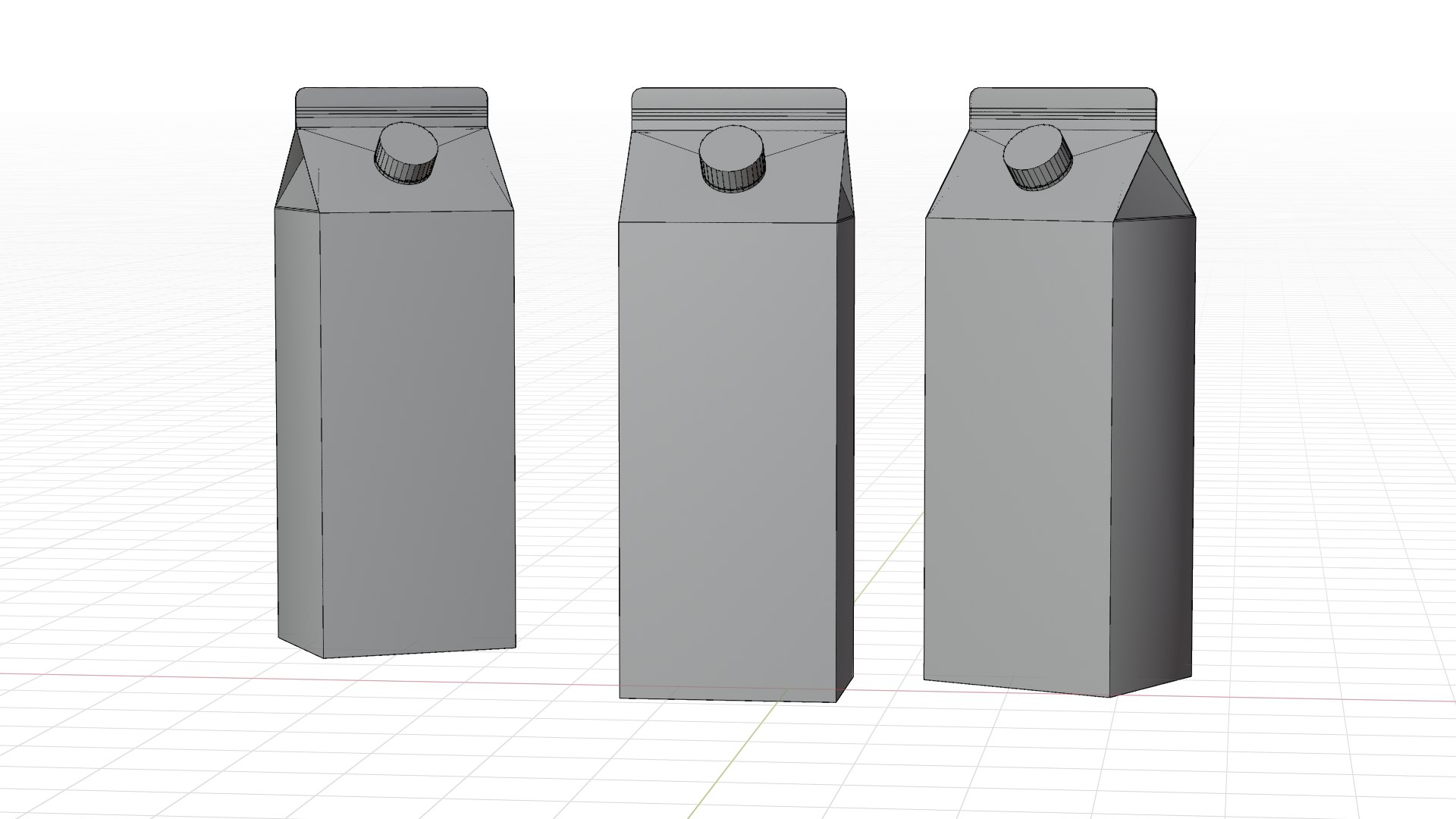 Milk Carton Model - TurboSquid 2209590