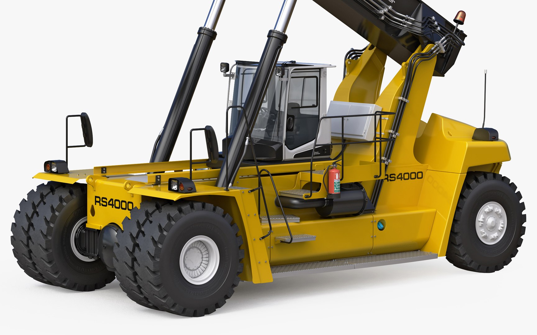 3D model reach stacker generic 40 - TurboSquid 1361551