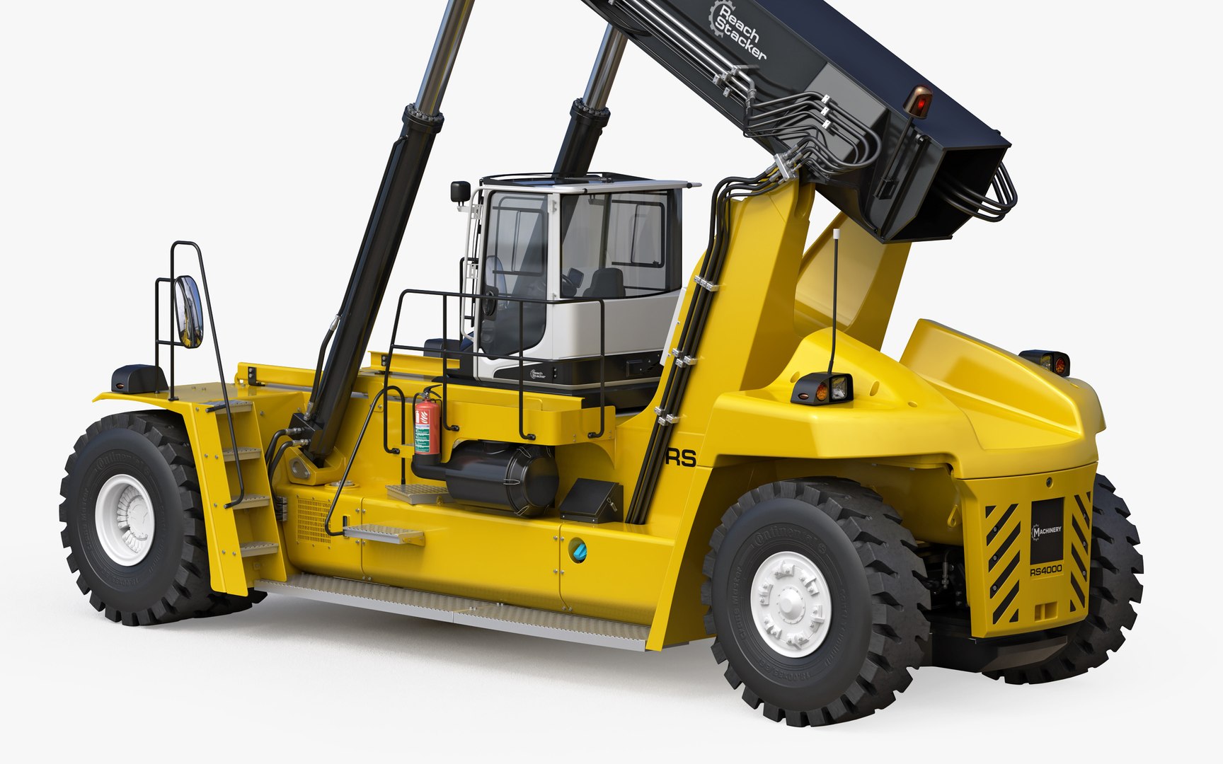 3D model reach stacker generic 40 - TurboSquid 1361551